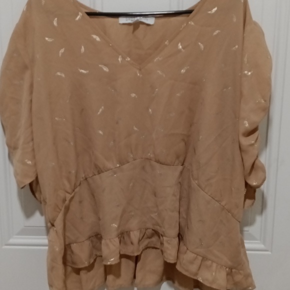 Sweet Rain | Tops | Ruffle Bottom Blouse | Poshmark